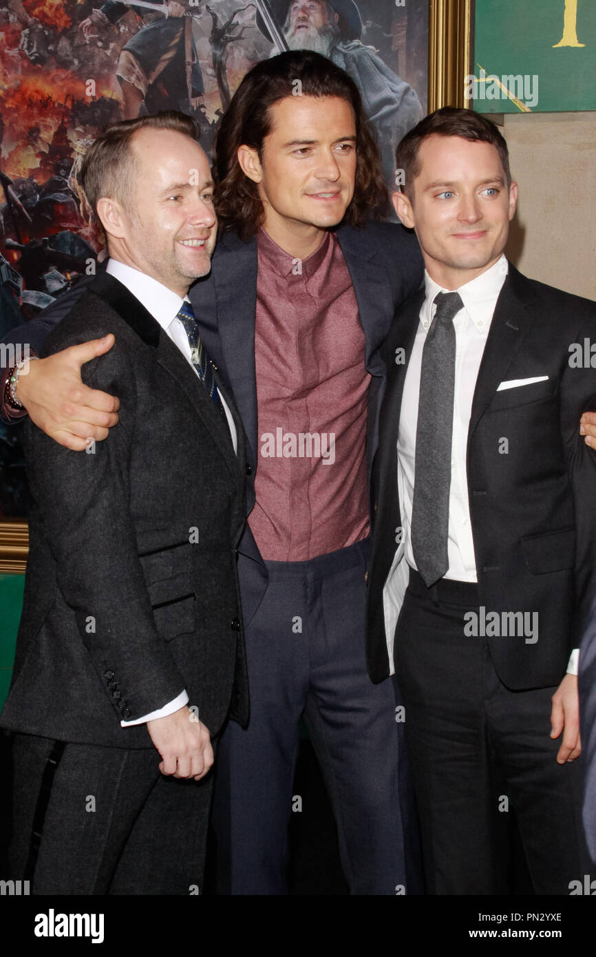 Billy Boyd, Orlando Bloom and Elijah Wood at New Line Cinema's, Metro ...