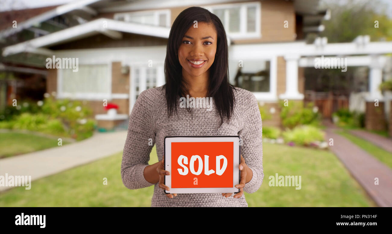 Lady Real Estate Sign