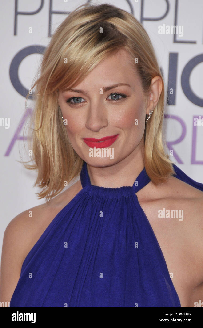 Beth Behrs at The 41st Annual People's Choice Awards held at the Nokia ...