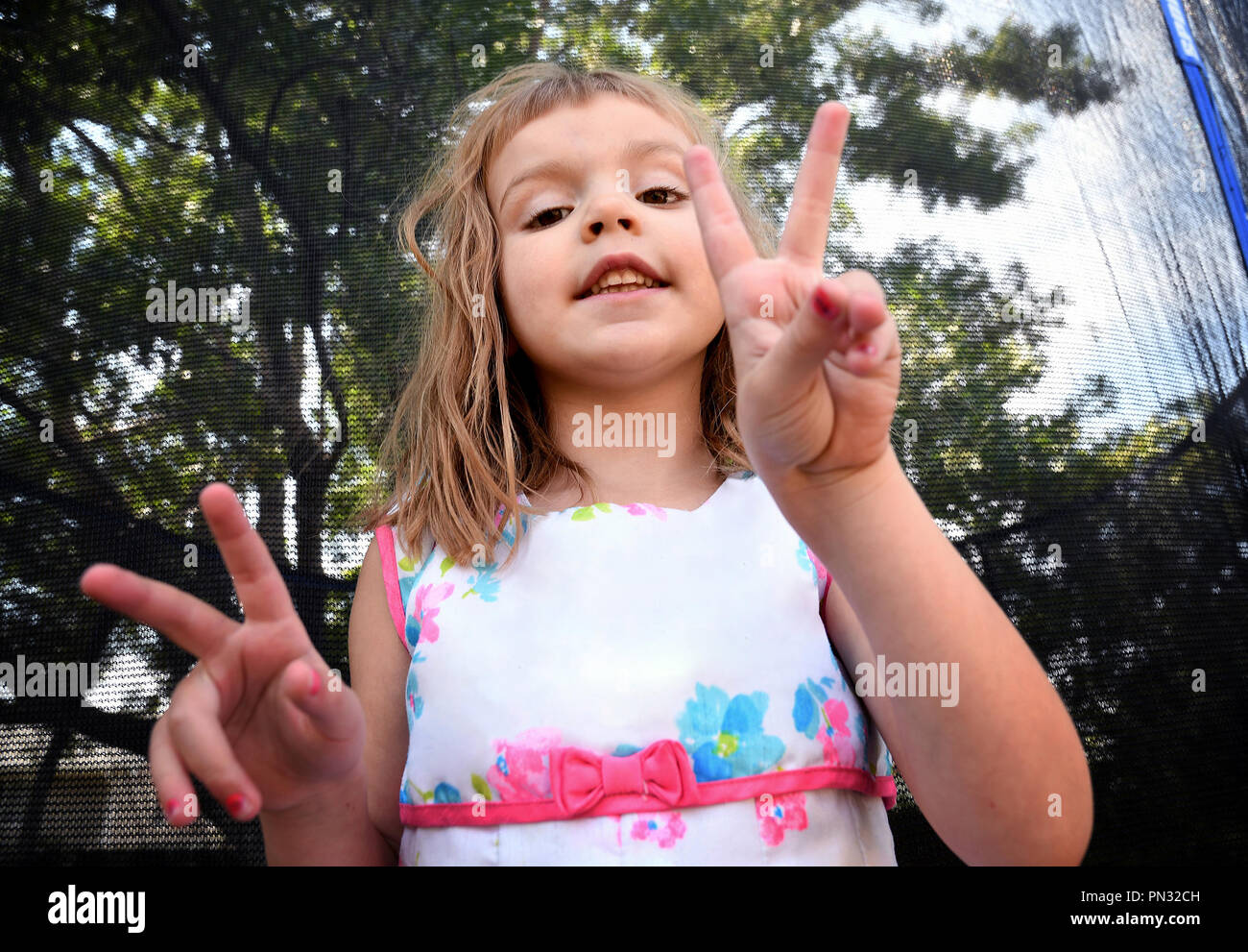 Two finger signs hi-res stock photography and images - Alamy
