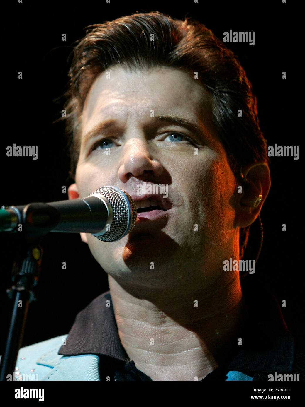 Chris Isaac performs in concert at the Mizner Park Amphitheatre in Boca ...