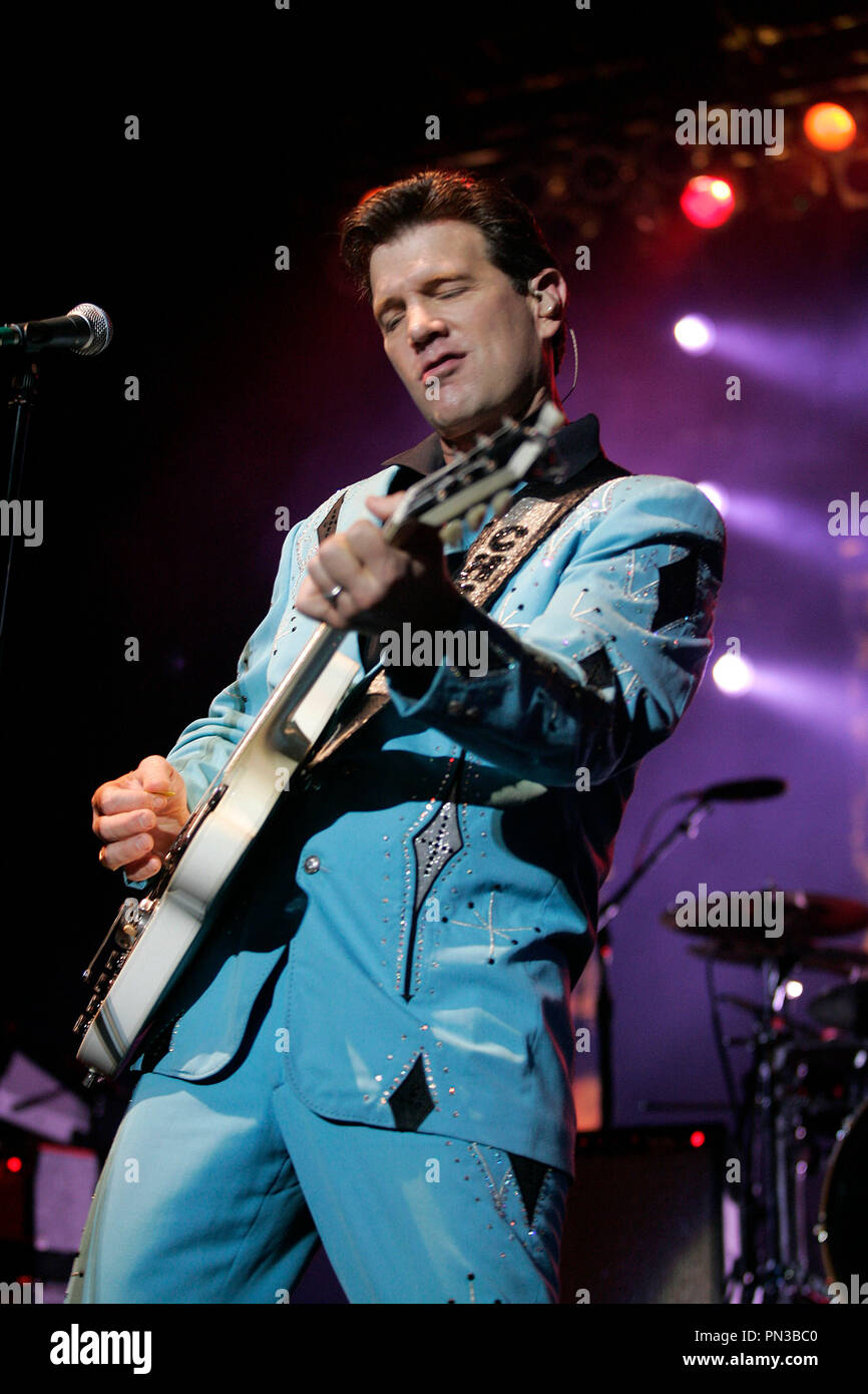 Chris Isaac performs in concert at the Mizner Park Amphitheatre in Boca ...