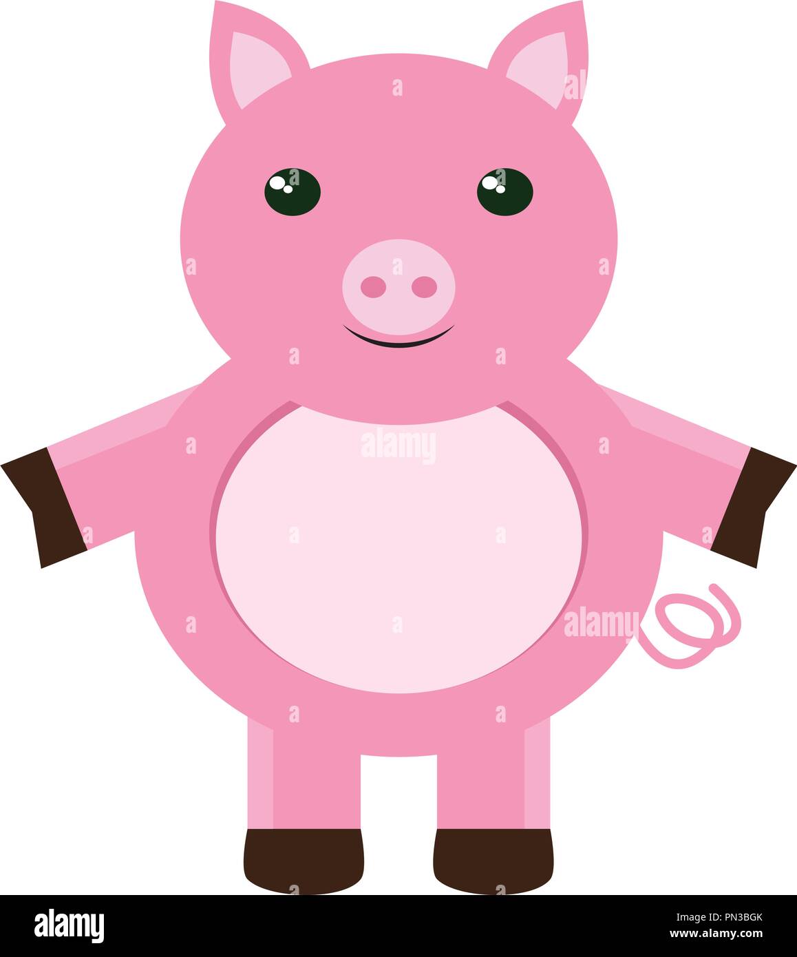 Isolated stuffed pig toy Stock Vector Image & Art - Alamy