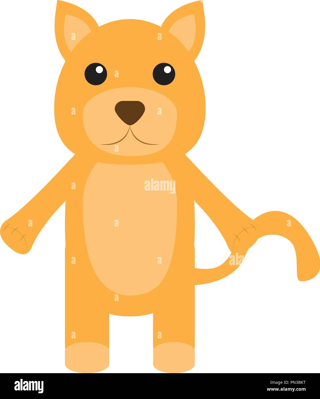 Fluffy cat toy Stock Vector Images - Alamy