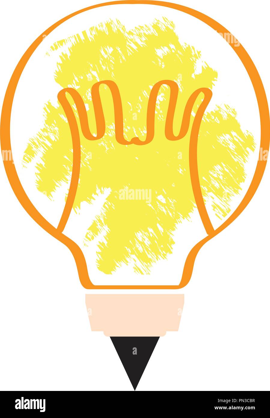 Lightbulb shape Stock Vector Images - Alamy