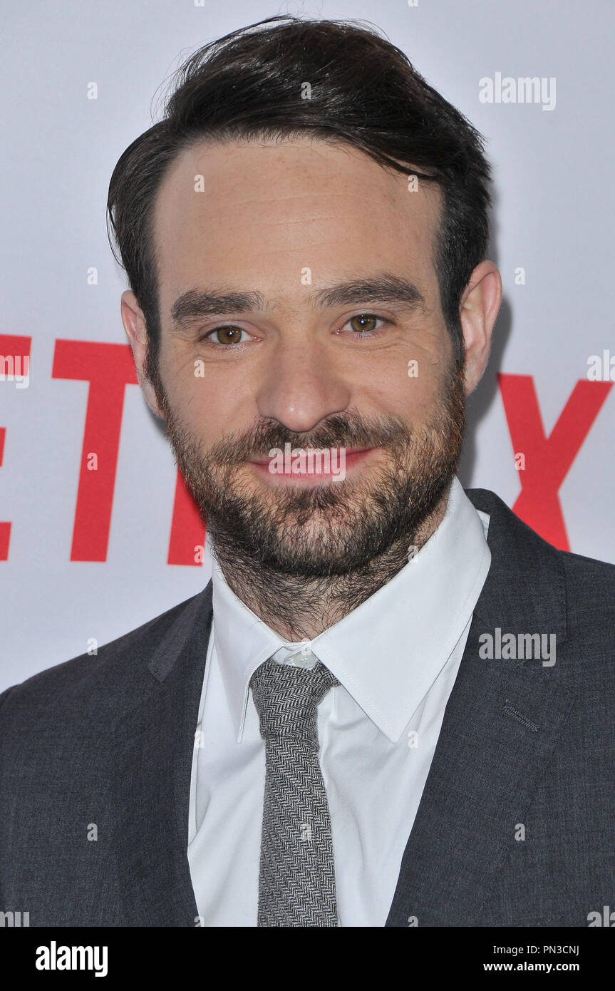 Charlie Cox at the "Marvel's Daredevil" Los Angeles Premiere held at ...
