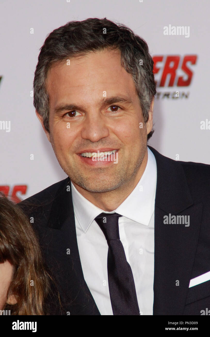 Mark Ruffalo at the World Premiere of Marvel's "Avengers: Age of Ultron ...