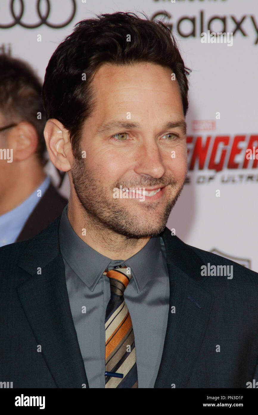 Paul Rudd at the World Premiere of Marvel's "Avengers: Age of Ultron ...