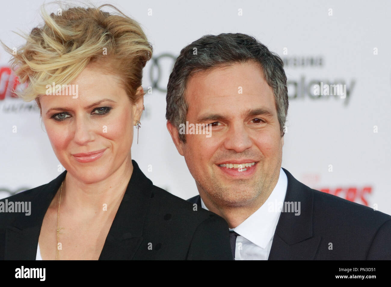 Mark Ruffalo and wife Sunrise Coigney at the World Premiere of Marvel's ...