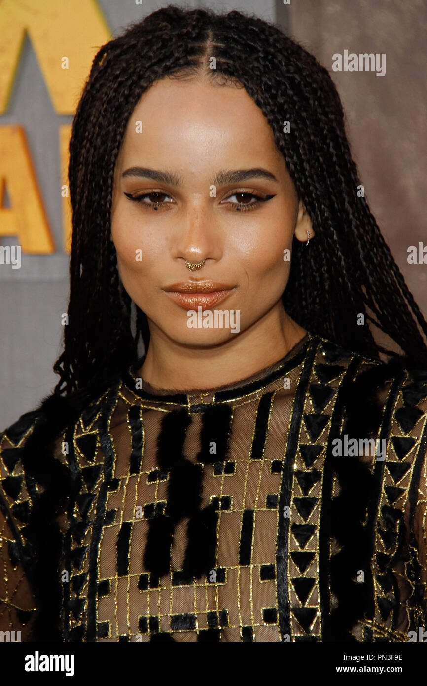 Zoe Kravitz at the Premiere of Warner Bros. Pictures' "Mad Max: Fury ...