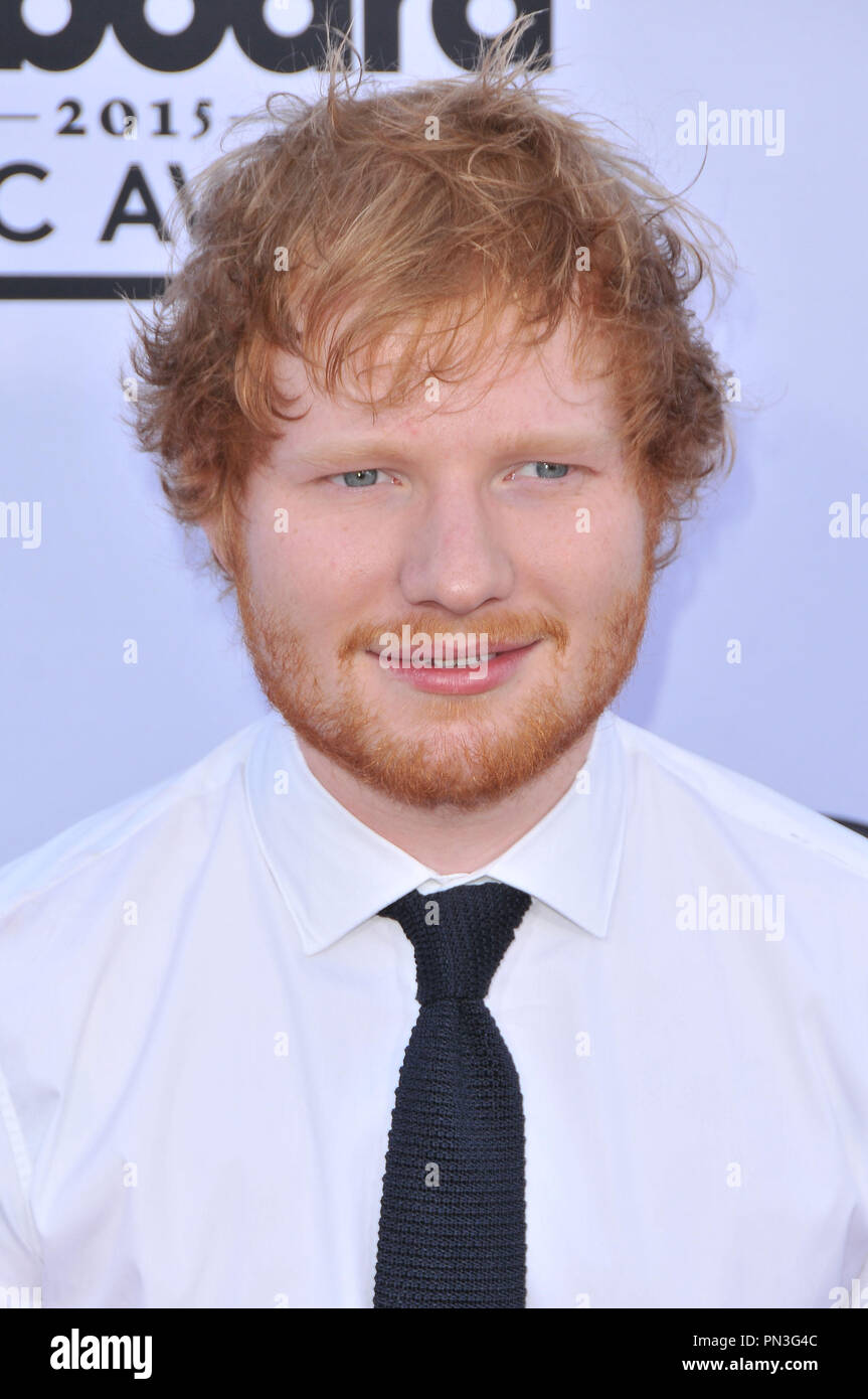 Ed Sheeran at the 2015 Billboard Music Awards held at the MGM Grand ...