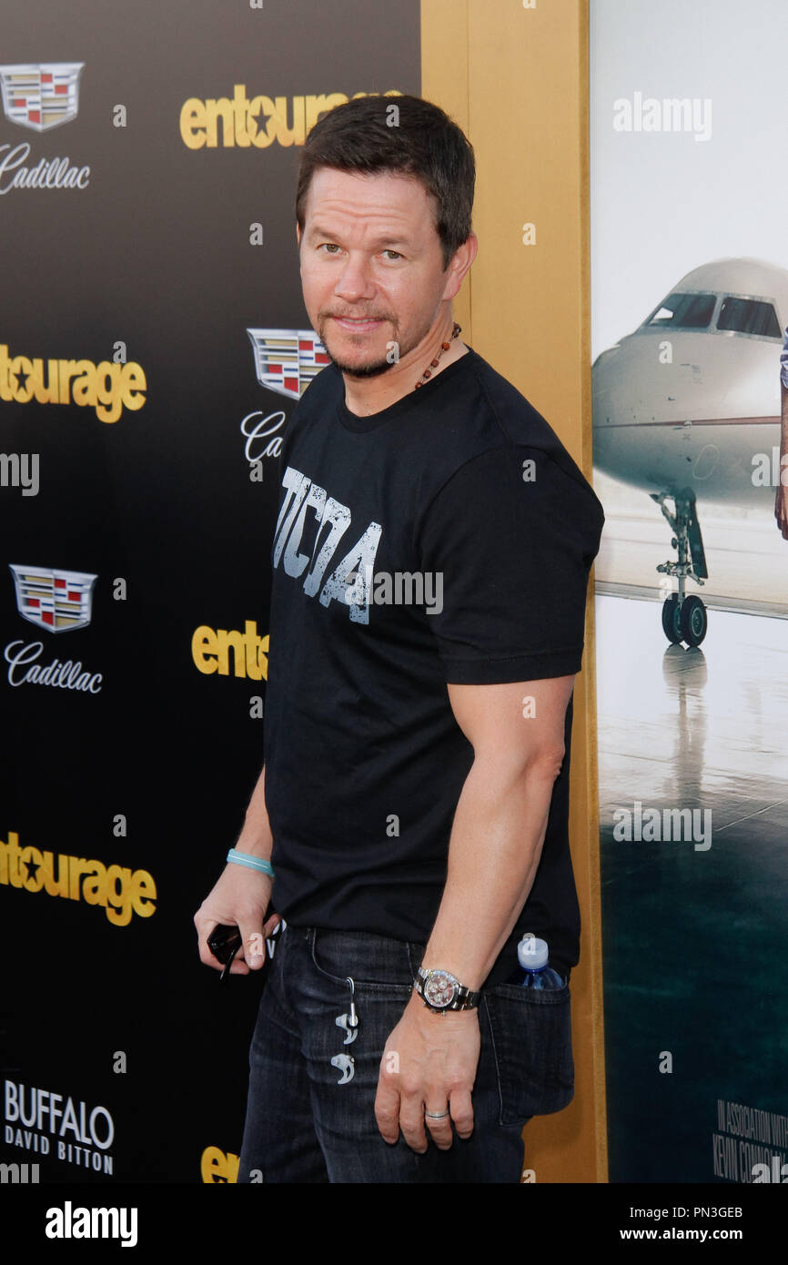 Mark Wahlberg at the Premiere of Warner Bros. Pictures' "Entourage ...