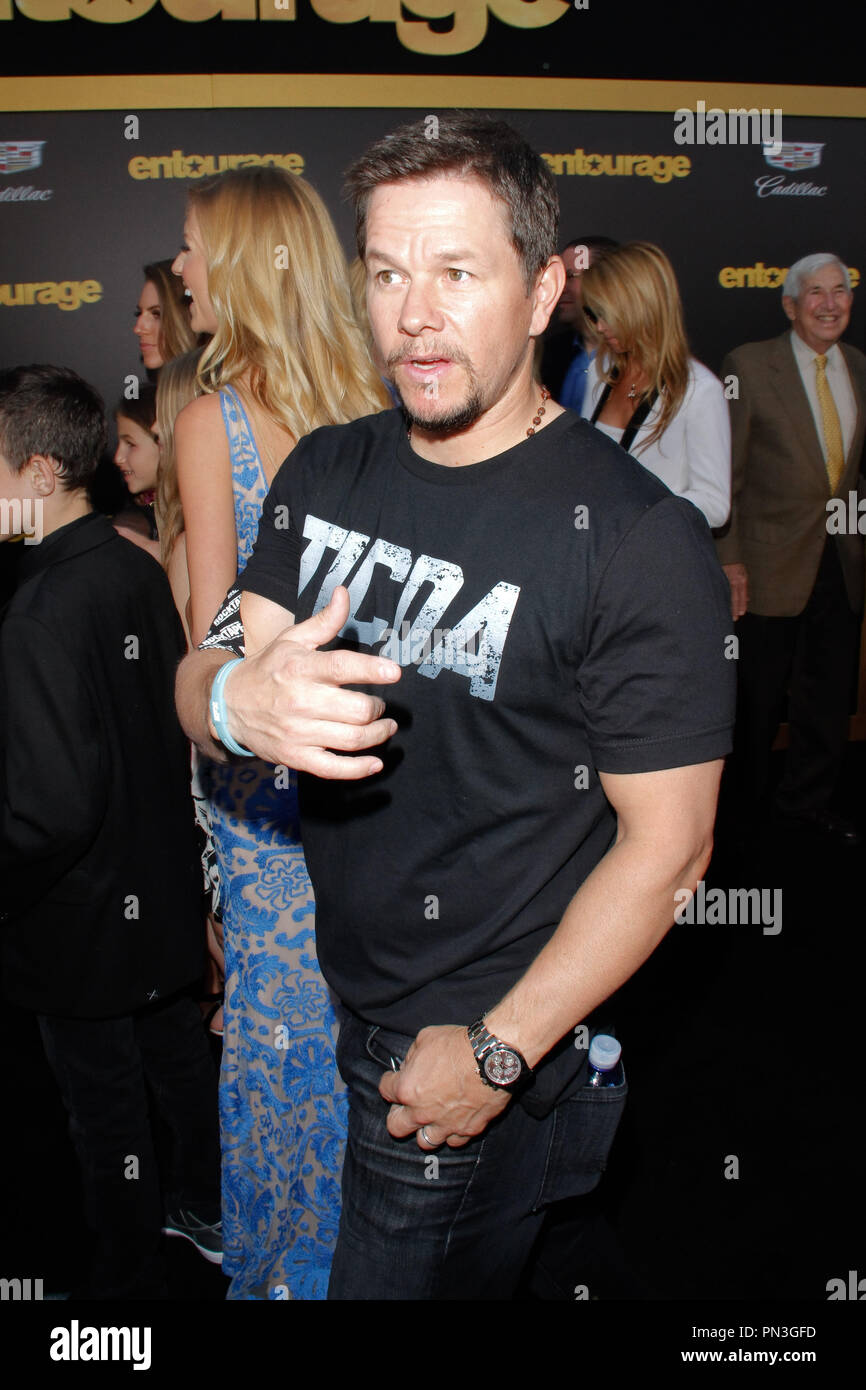 Mark Wahlberg at the Premiere of Warner Bros. Pictures' "Entourage ...