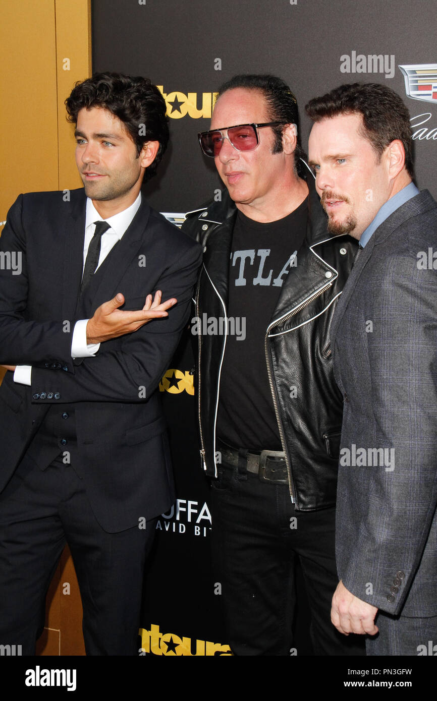 Adrian Grenier, Andrew Dice Clay and Kevin Dillon at the Premiere of ...