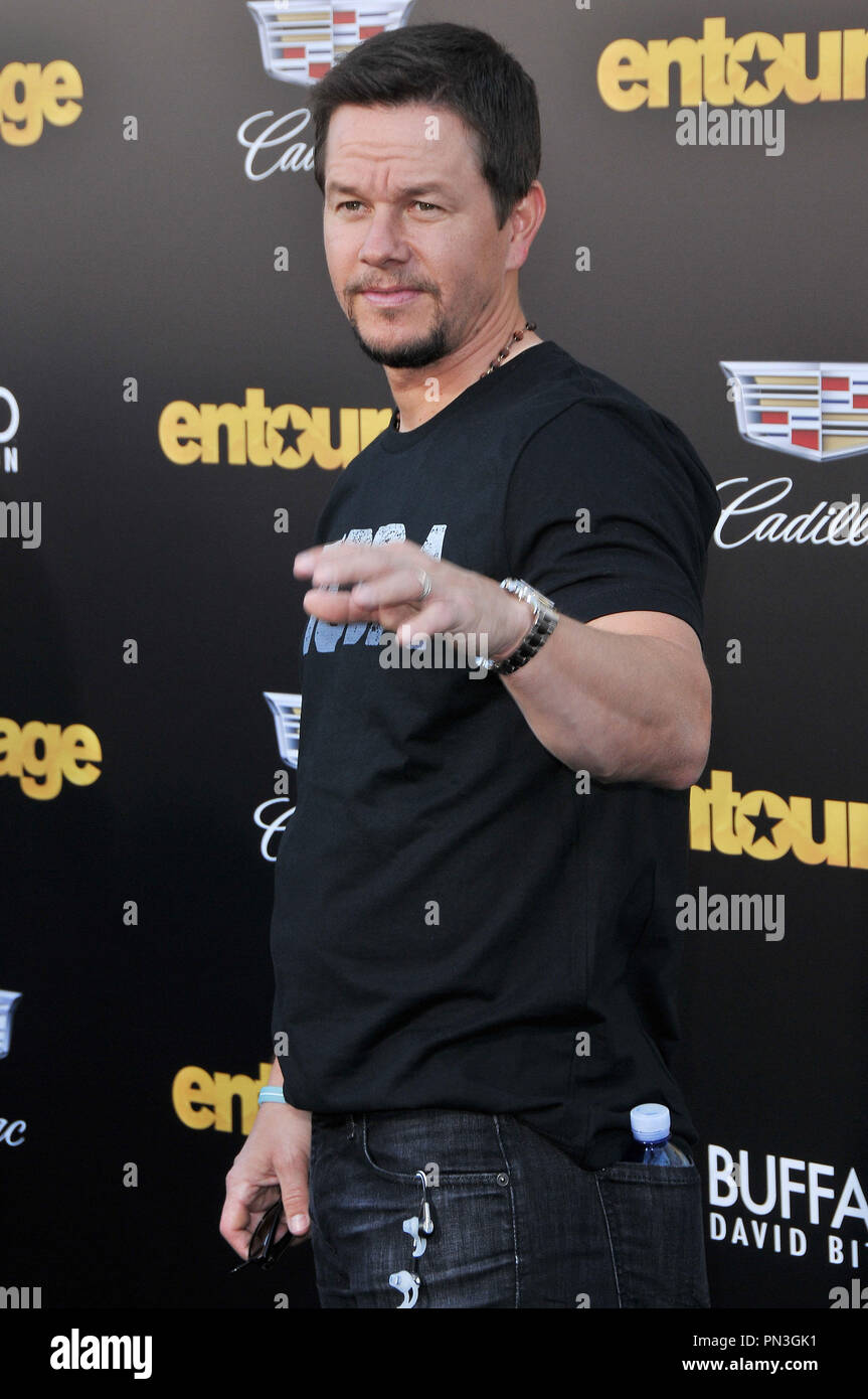 Mark Wahlberg at the "Entourage" Los Angeles Premiere held at the ...