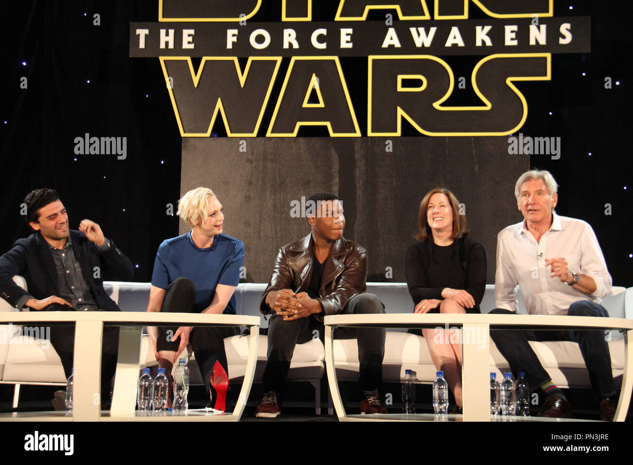 Oscar Isaac, Gwendoline Christie, John Boyega, Kathleen Kennedy ... Oscar Isaac, Gwendoline Christie, John Boyega, Kathleen Kennedy ...