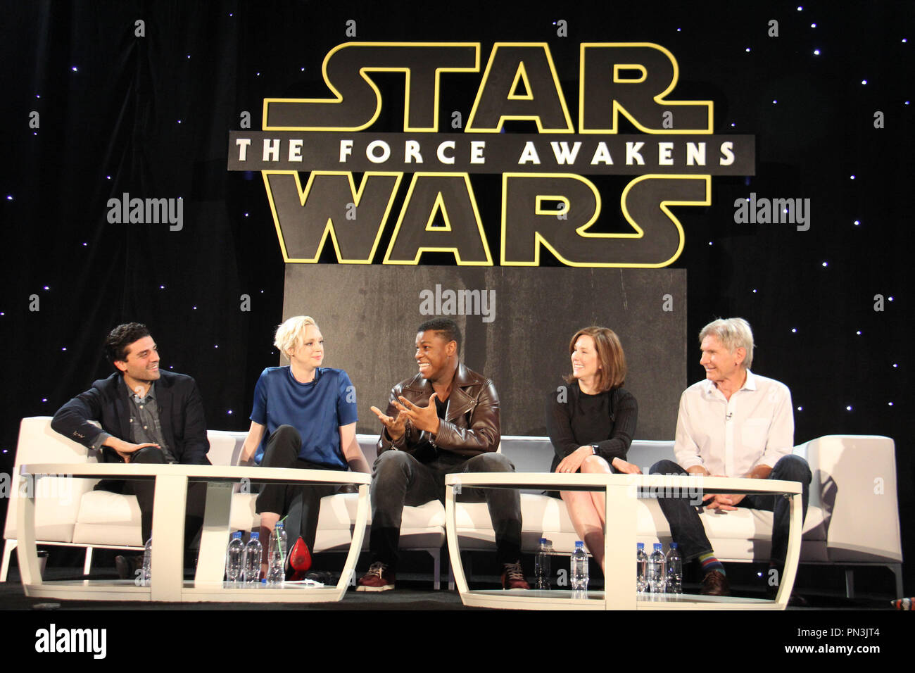 Oscar Isaac, Gwendoline Christie, John Boyega, Kathleen Kennedy ... Oscar Isaac, Gwendoline Christie, John Boyega, Kathleen Kennedy ...