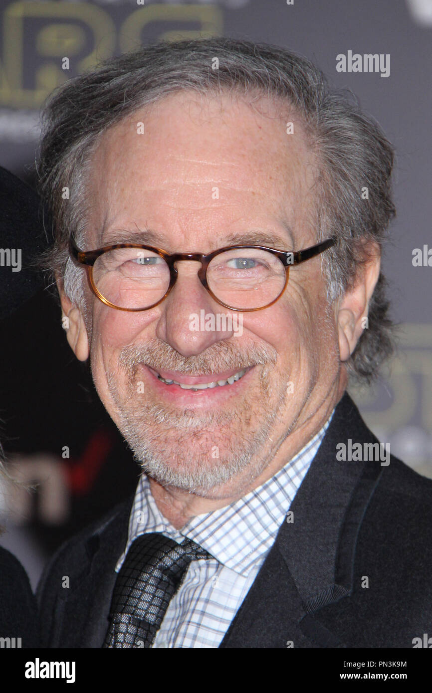 Steven Spielberg 12/14/2015 "Star Wars The Force Awakens" Premiere held ...