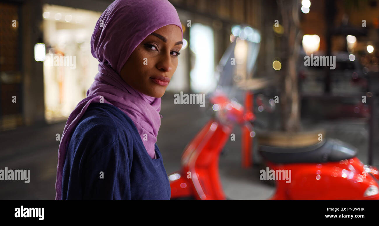 Beautiful modern african muslim hi-res stock photography and images - Alamy