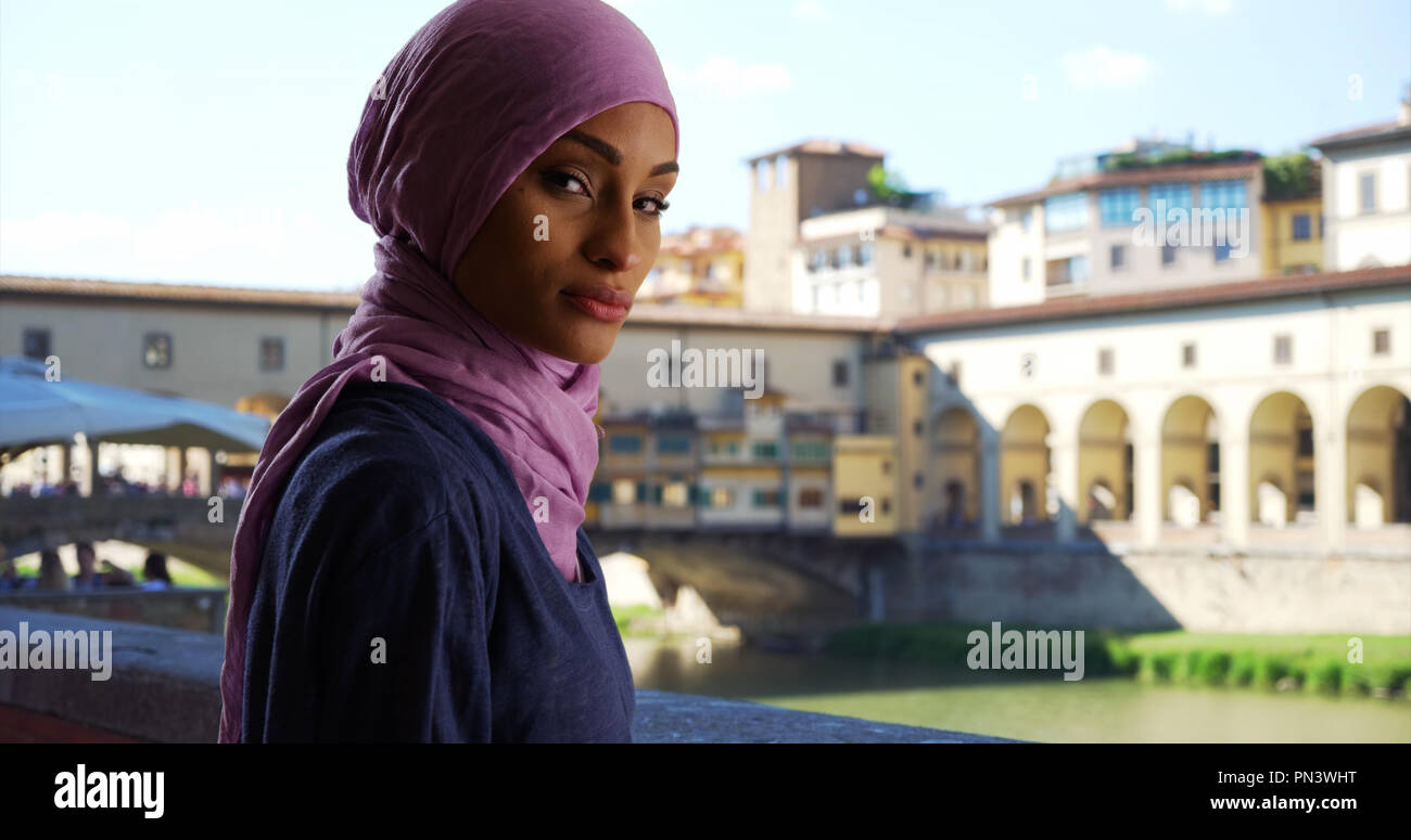 Portrait woman headscarf italy hi-res stock photography and images - Alamy