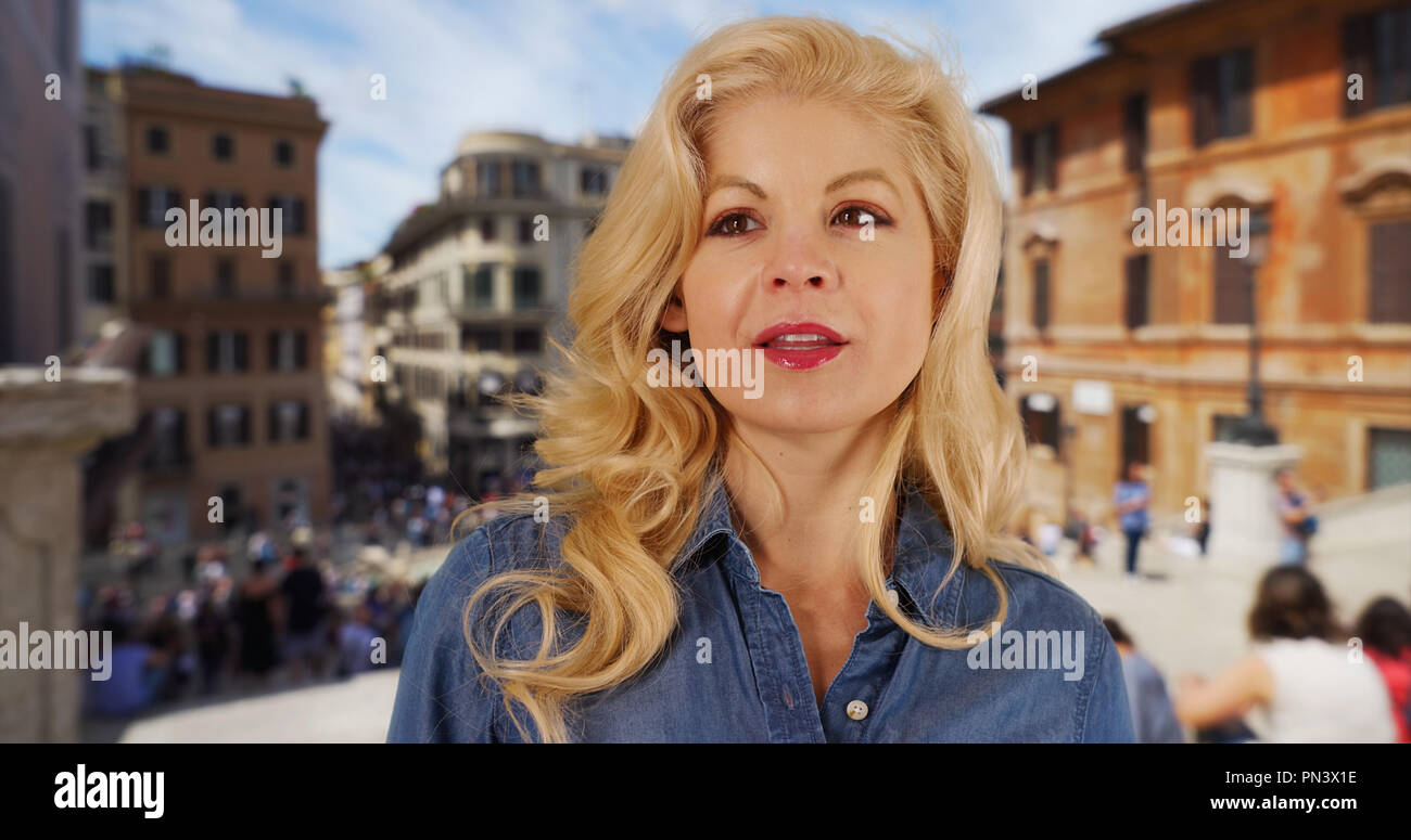 Female tourist on streets in italy hi-res stock photography and images ...