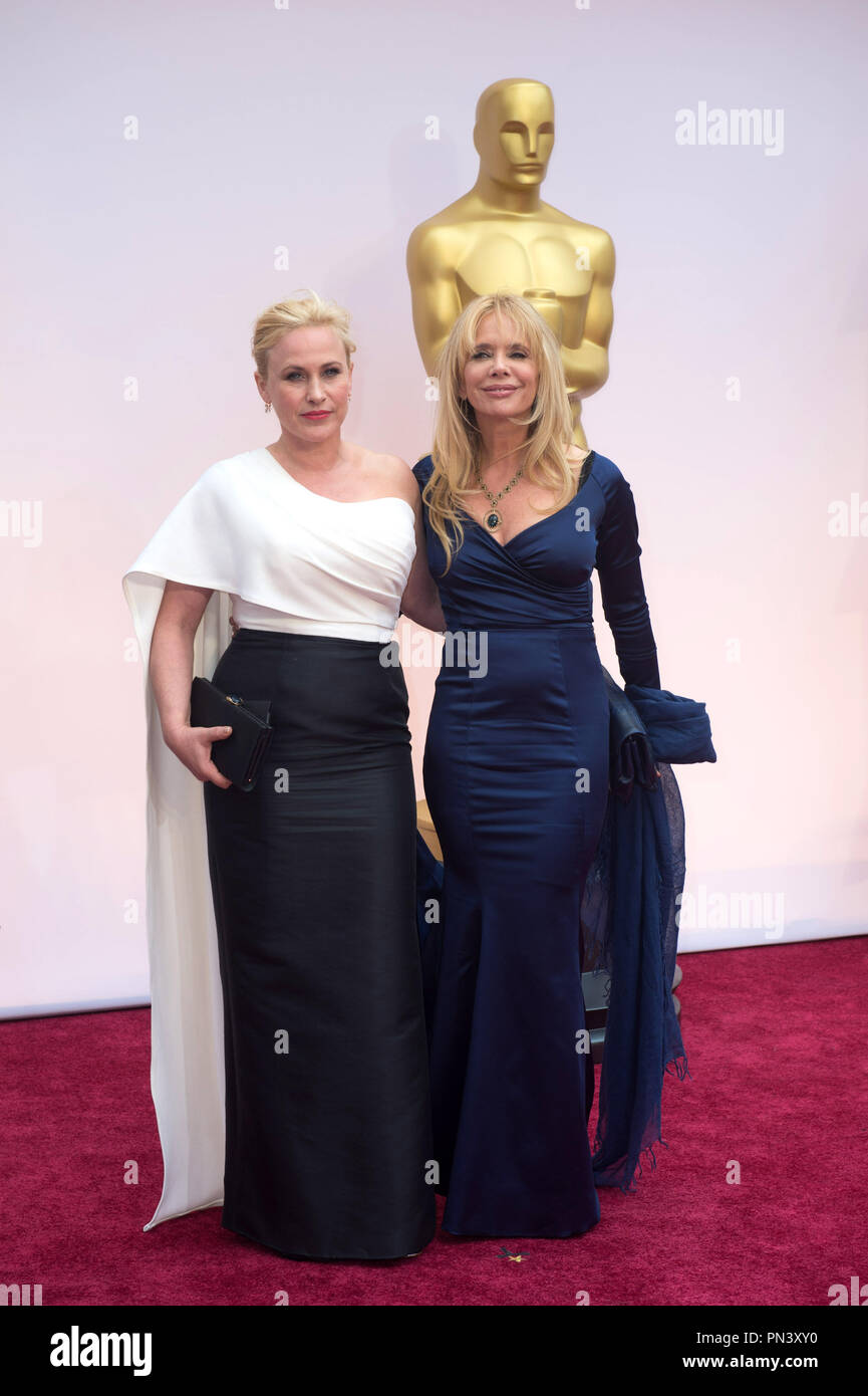 Patricia Arquette and Rosanna Arquette arrive for the live ABC Telecast ...