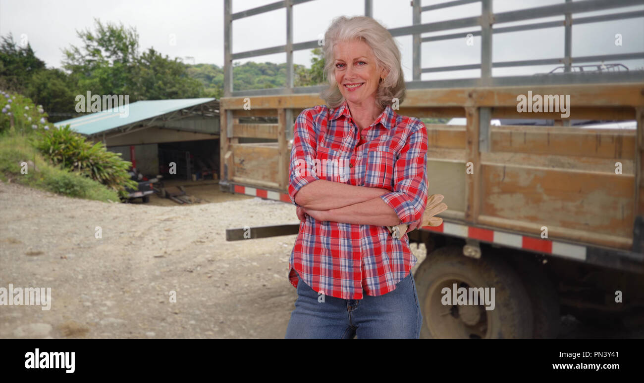 Farmer Posing With Tractor High Resolution Stock Photography and Images ...