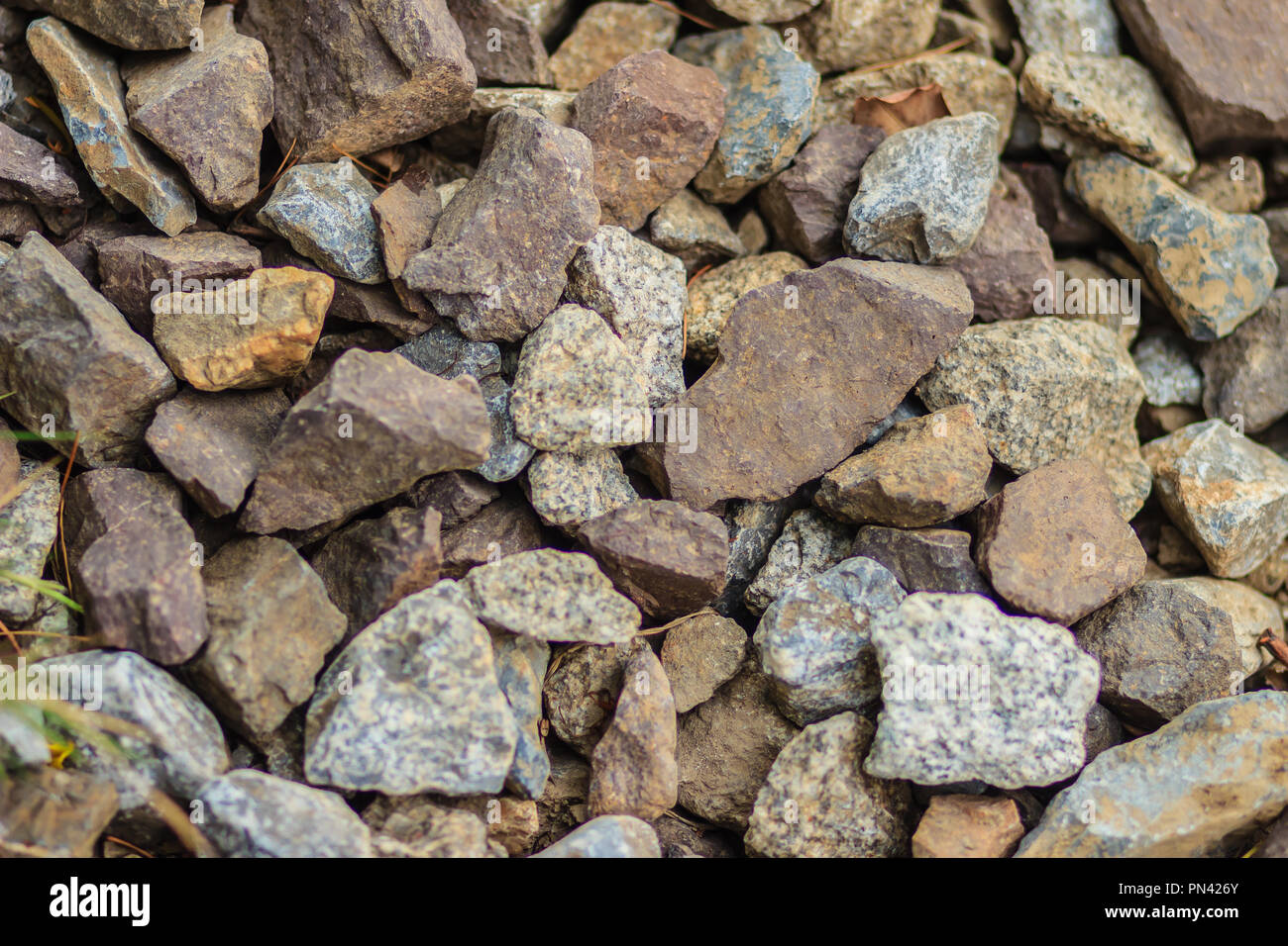 Railroad ballast texture hi-res stock photography and images - Alamy