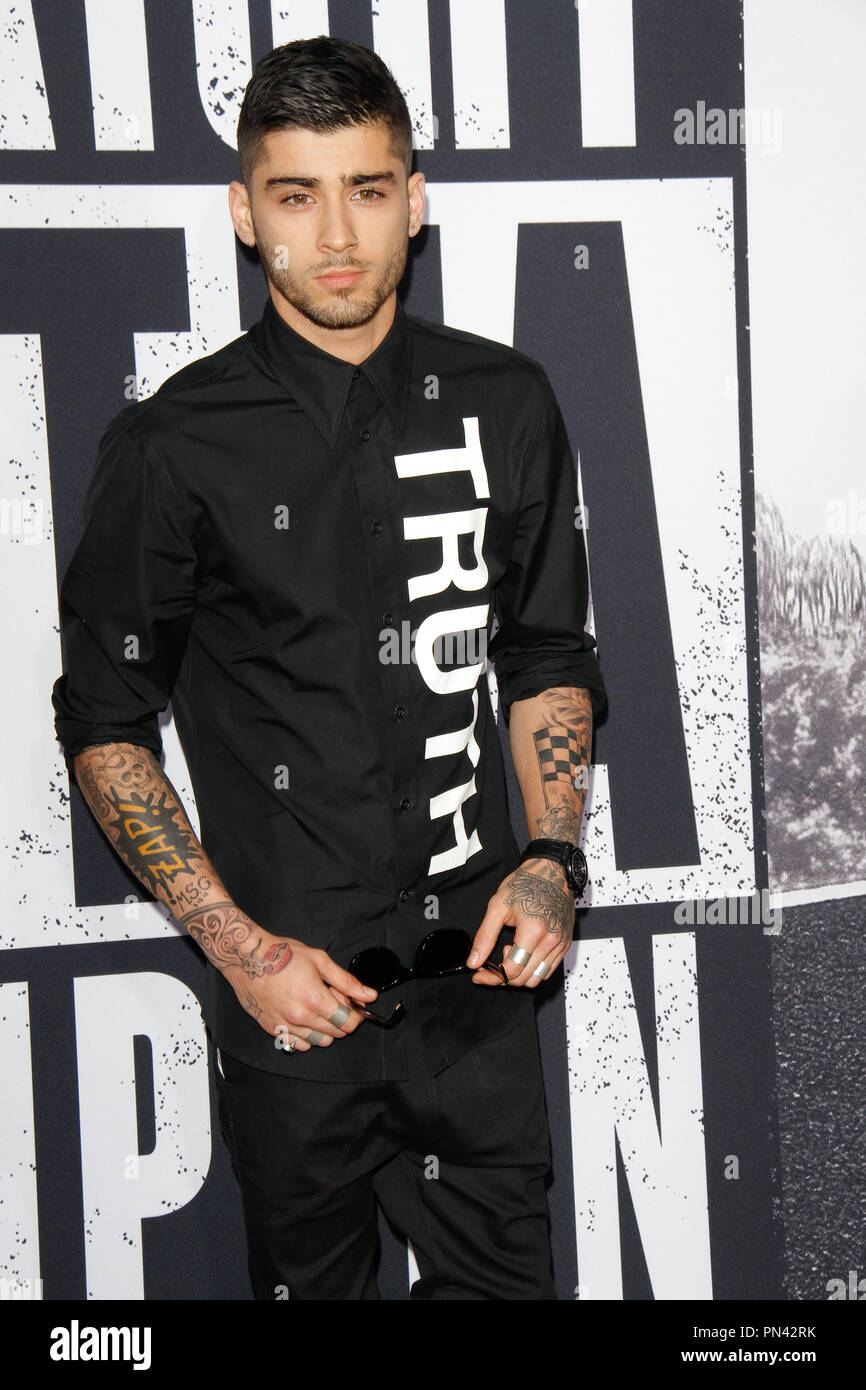 Zayn Malik at the Universal Pictures and Legendary Pictures Premiere of ...