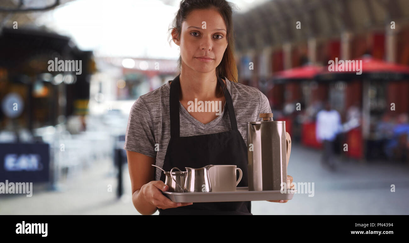 Waitress tired hi-res stock photography and images - Alamy