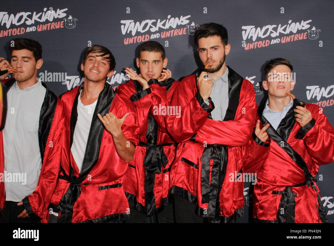 The Janoskians (Jai Brooks, Beau Brooks, Luke Brooks, James Yammouni ...