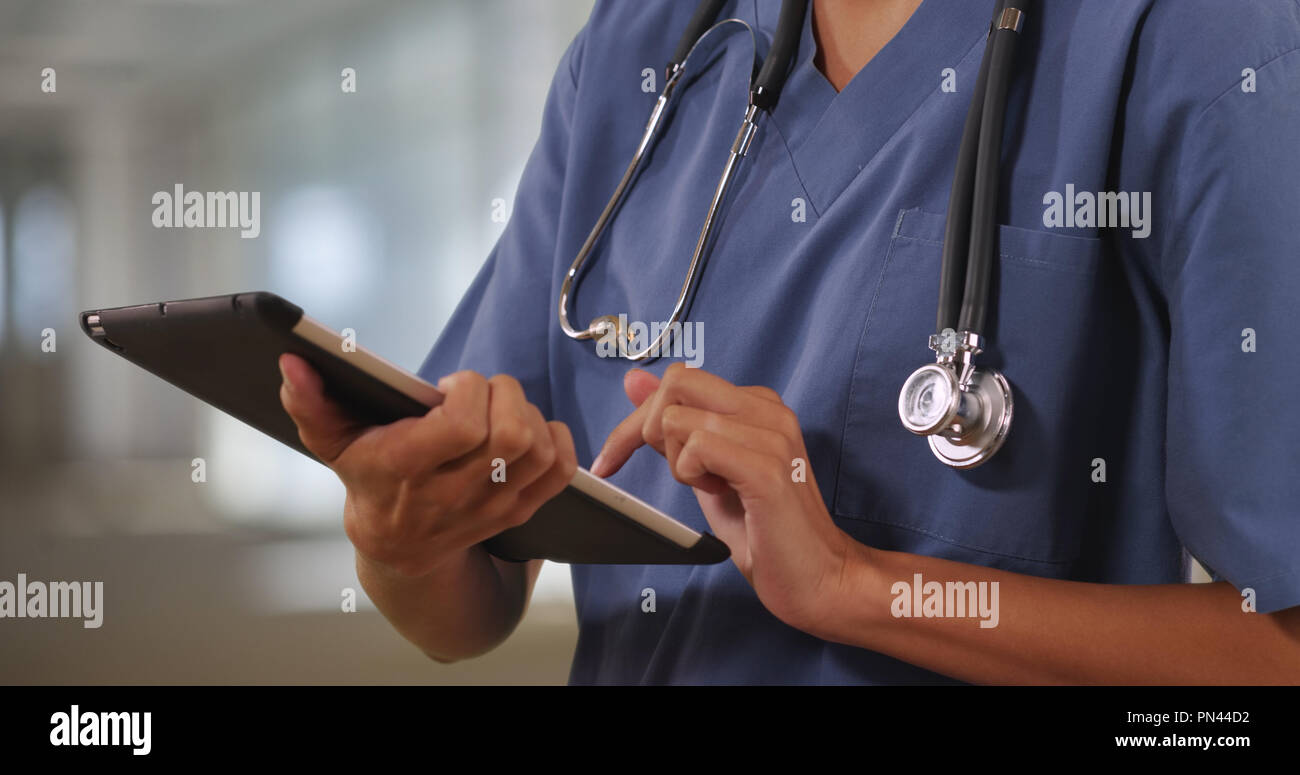 Clinician tablet hi-res stock photography and images - Alamy