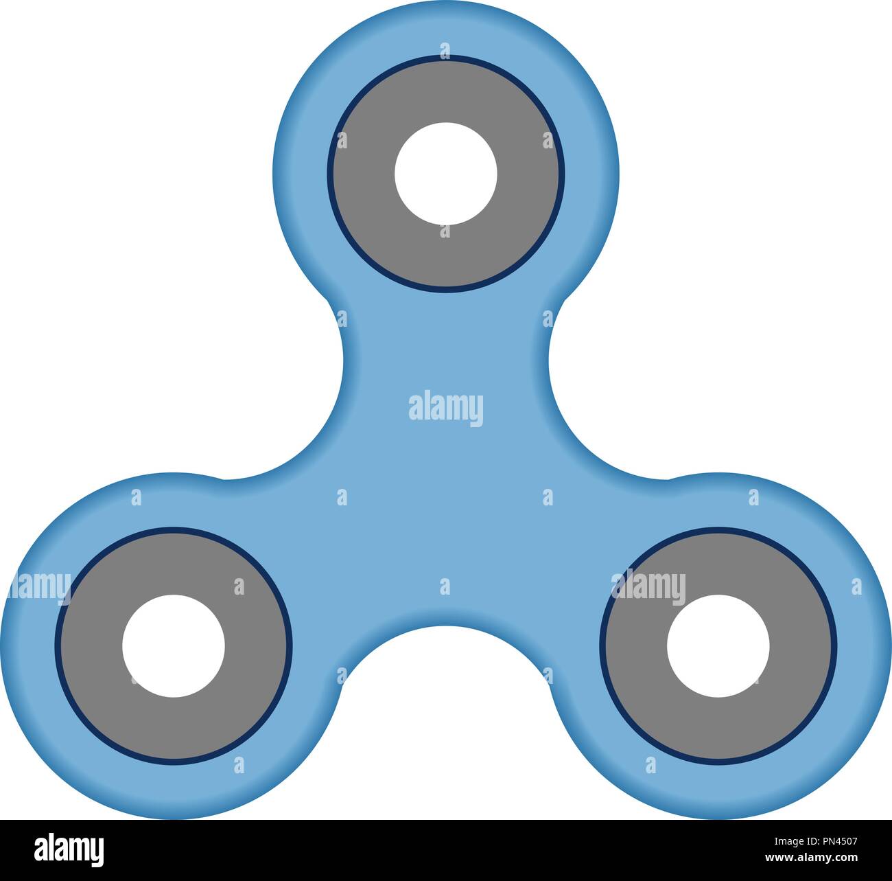 Spinner Fidget Icon Isolated on White background. Vector Stock Vector ...