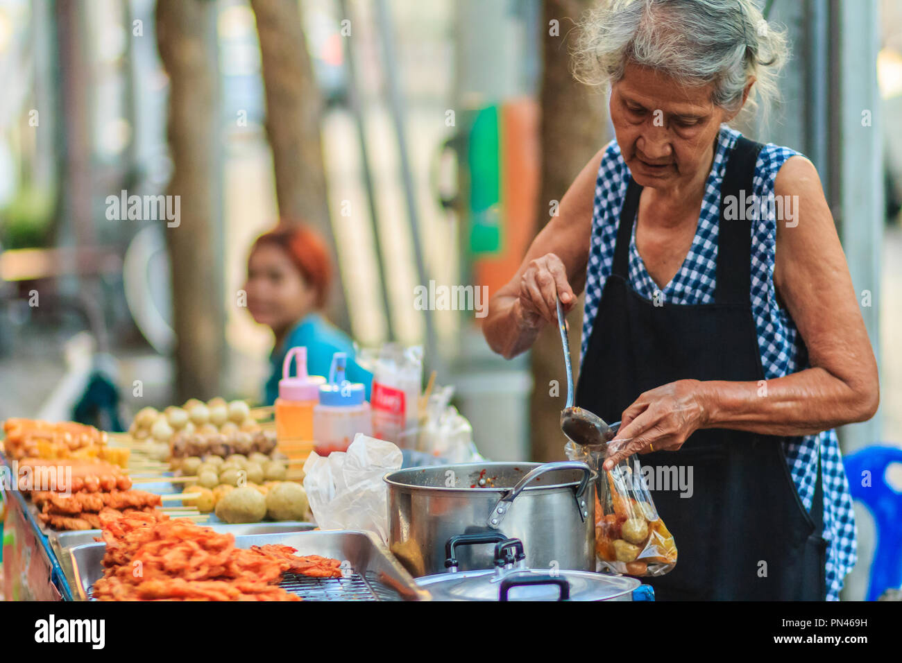 Fish ball vendor hi-res stock photography and images - Alamy