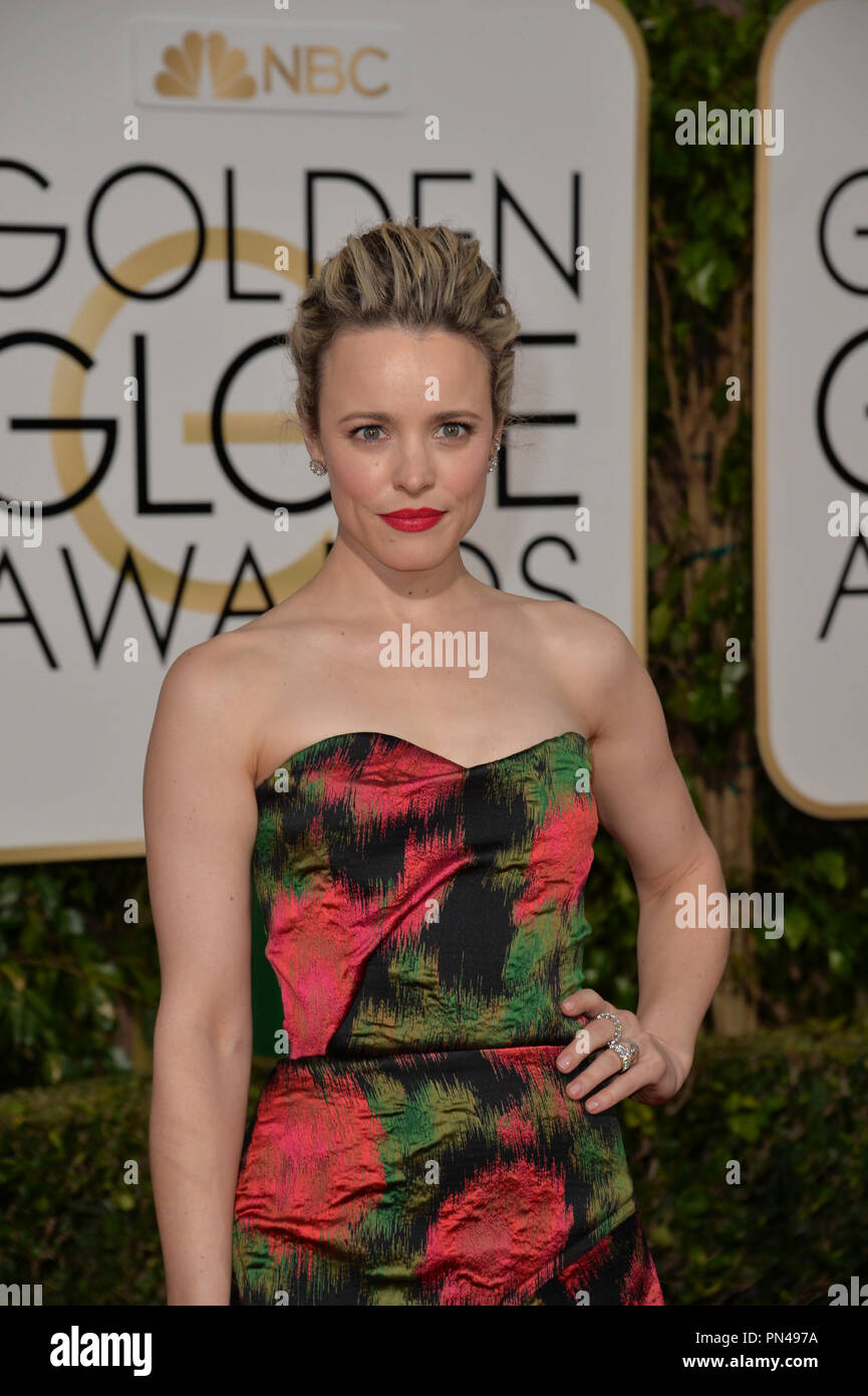 Rachel MCA dams at the 73rd Annual Golden Globe Awards at the Beverly ...