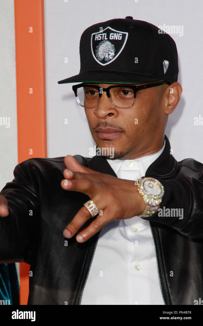 Rapper T.I. (Clifford Joseph Harris, Jr.) at the Premiere of Warner ...