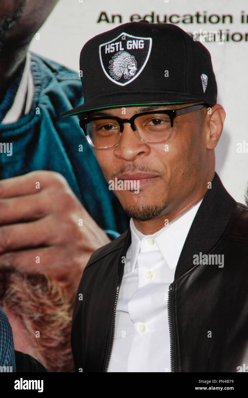 Rapper T.I. (Clifford Joseph Harris, Jr.) at the Premiere of Warner ...
