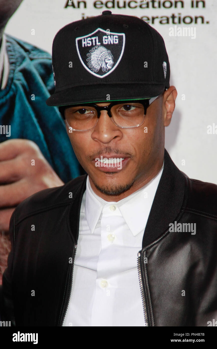 Rapper T.I. (Clifford Joseph Harris, Jr.) at the Premiere of Warner ...
