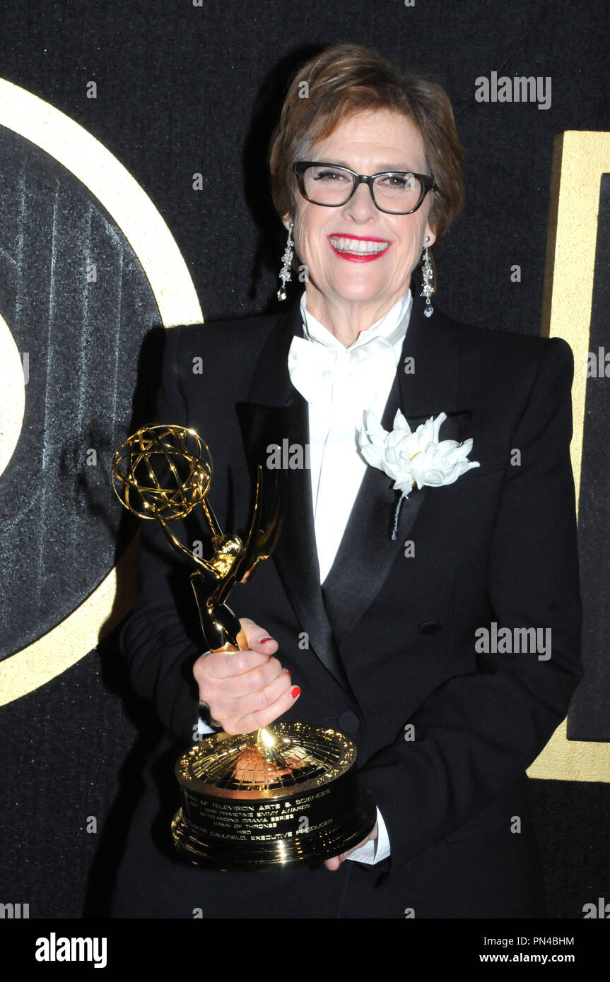 WEST HOLLYWOOD, CA - SEPTEMBER 17: Producer Bernadette Caulfield ...