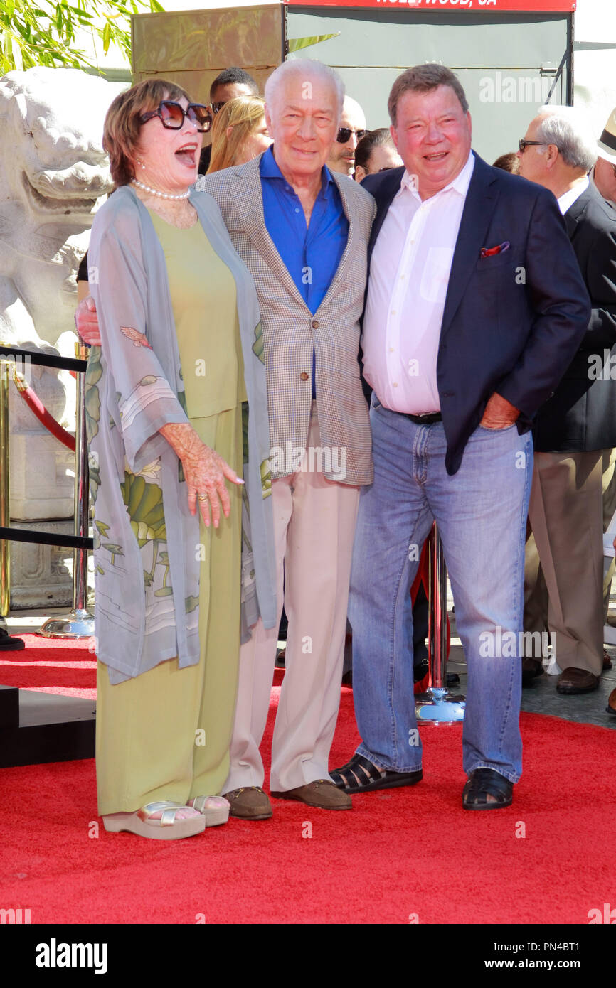 Shirley MacLaine, Christopher Plummer and William Shatner at TCM's Hand ...