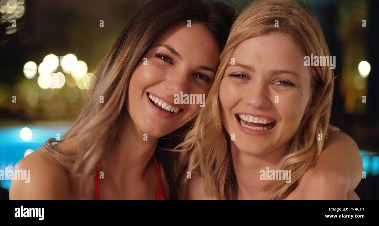 Female swimming night hi-res stock photography and images - Alamy