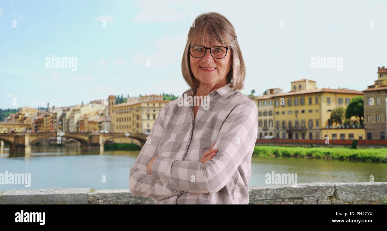 Mature woman in italy holiday hi-res stock photography and images - Alamy