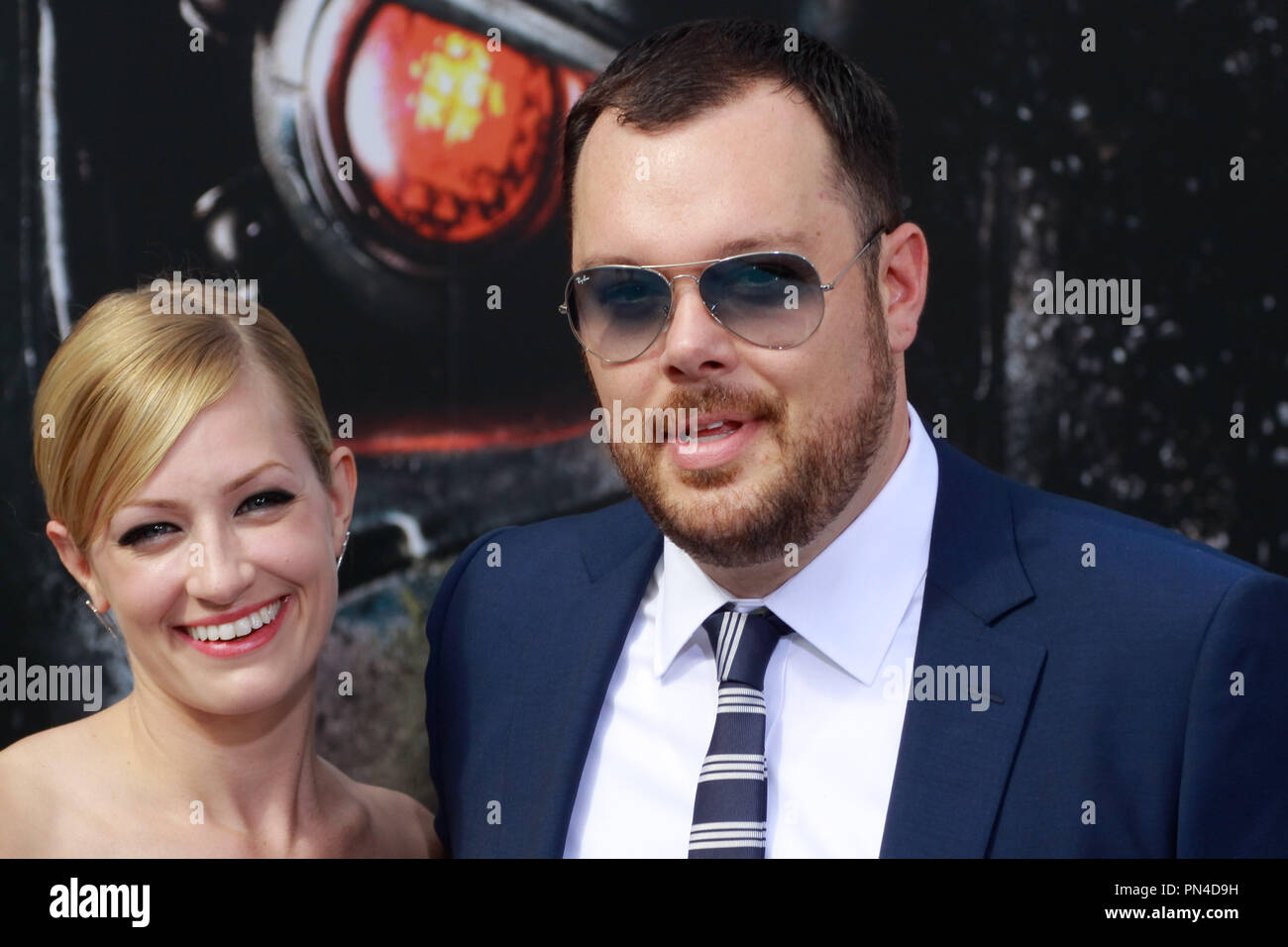 Michael Gladis and Beth Behrs at the Los Angeles Premiere of Paramount ...