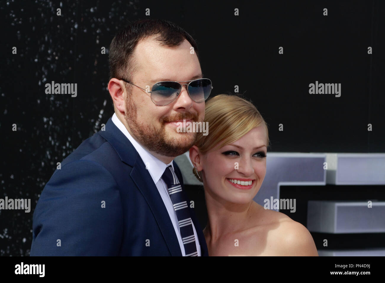 Michael Gladis and Beth Behrs at the Los Angeles Premiere of Paramount ...