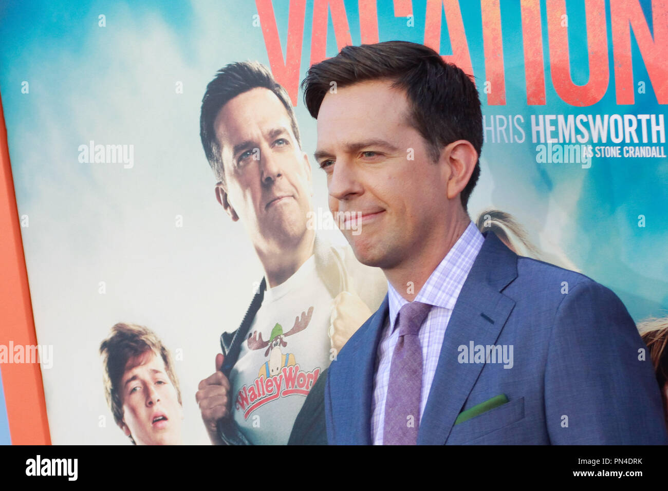 Ed Helms at the Premiere of Warner Bros Pictures' "Vacation" held at ...