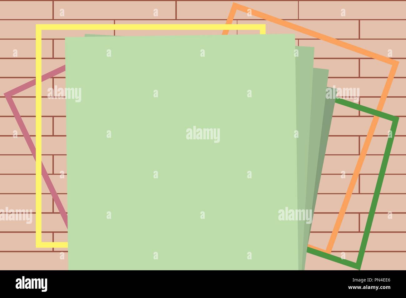 Flat design business Vector Illustration concept Empty copy space ...