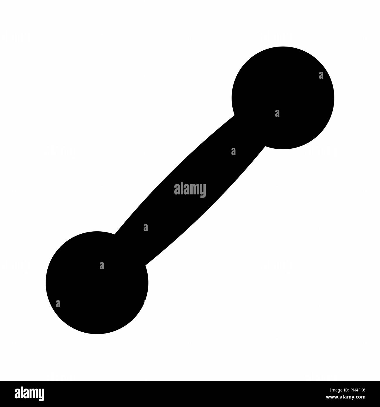 Dumbbell vector vectors hi-res stock photography and images - Alamy