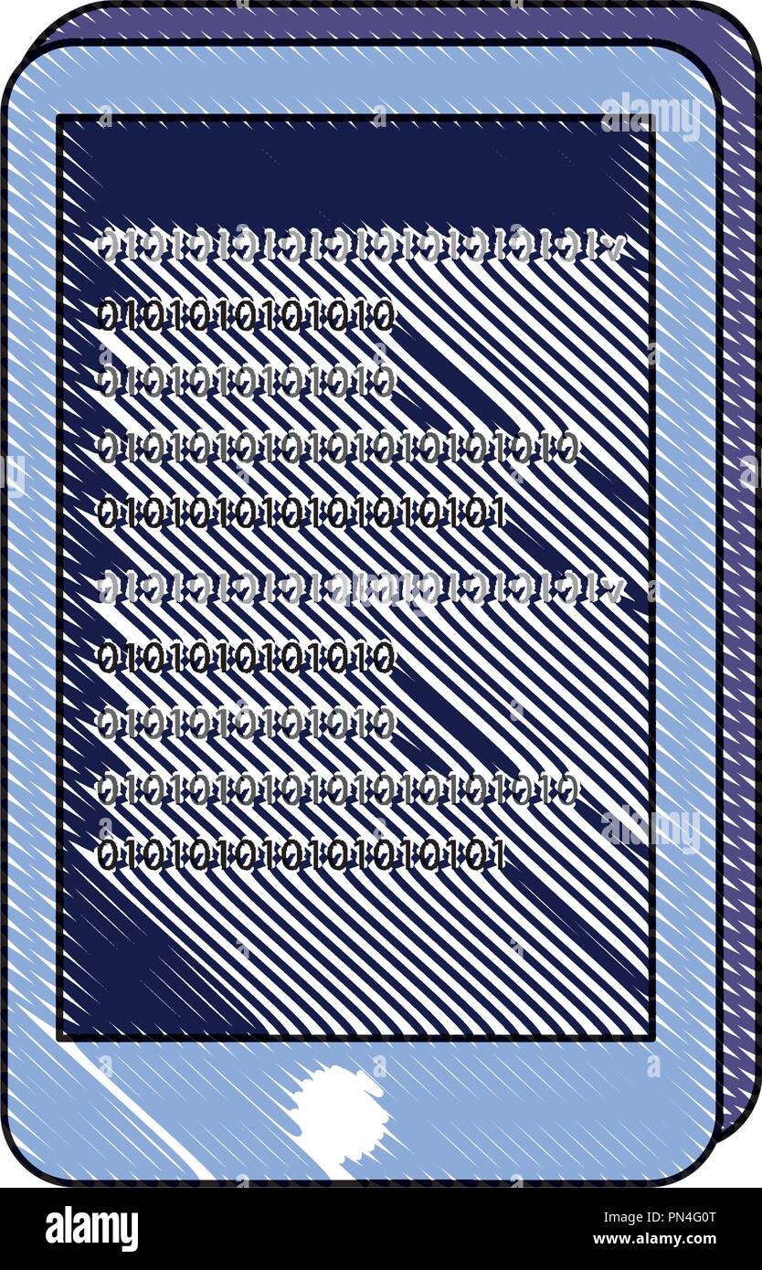 grated smartphone code program data network technology Stock Vector Image & Art - Alamy