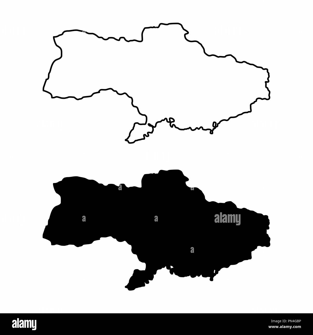 Maps of Ukraine Stock Vector Image & Art - Alamy