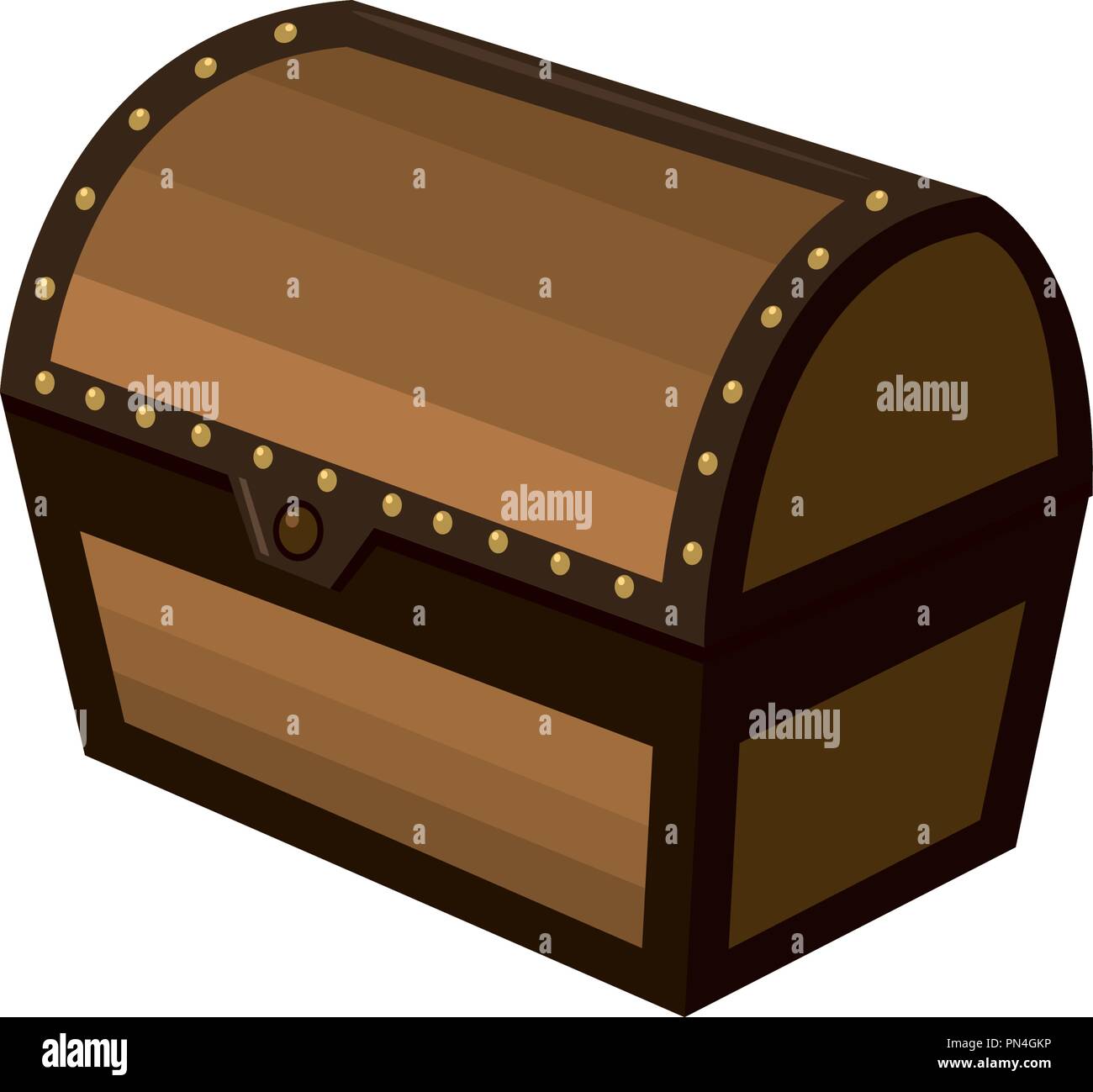 closed wooden chest box treasure Stock Vector Image & Art - Alamy